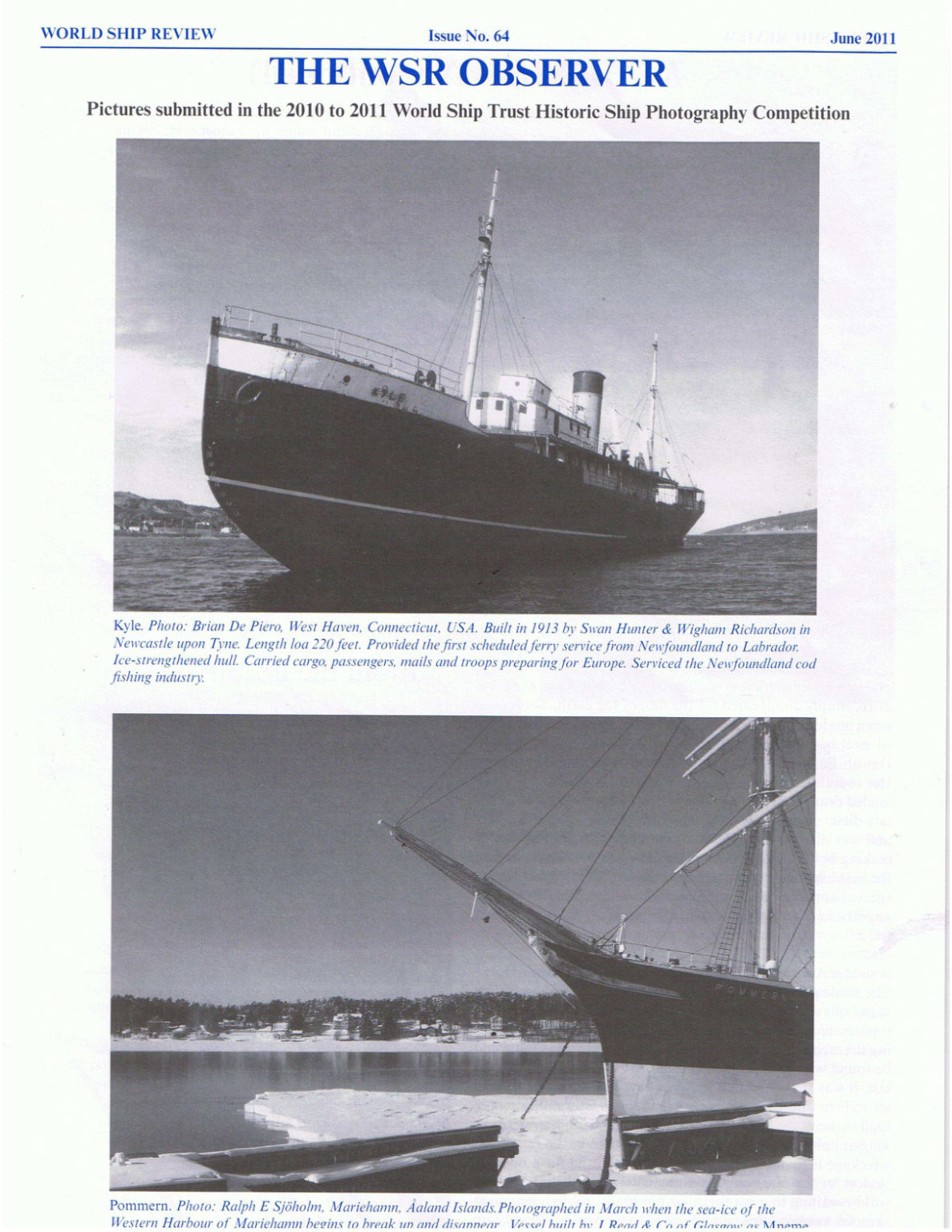 WORLD SHIP TRUST – SS KYLE