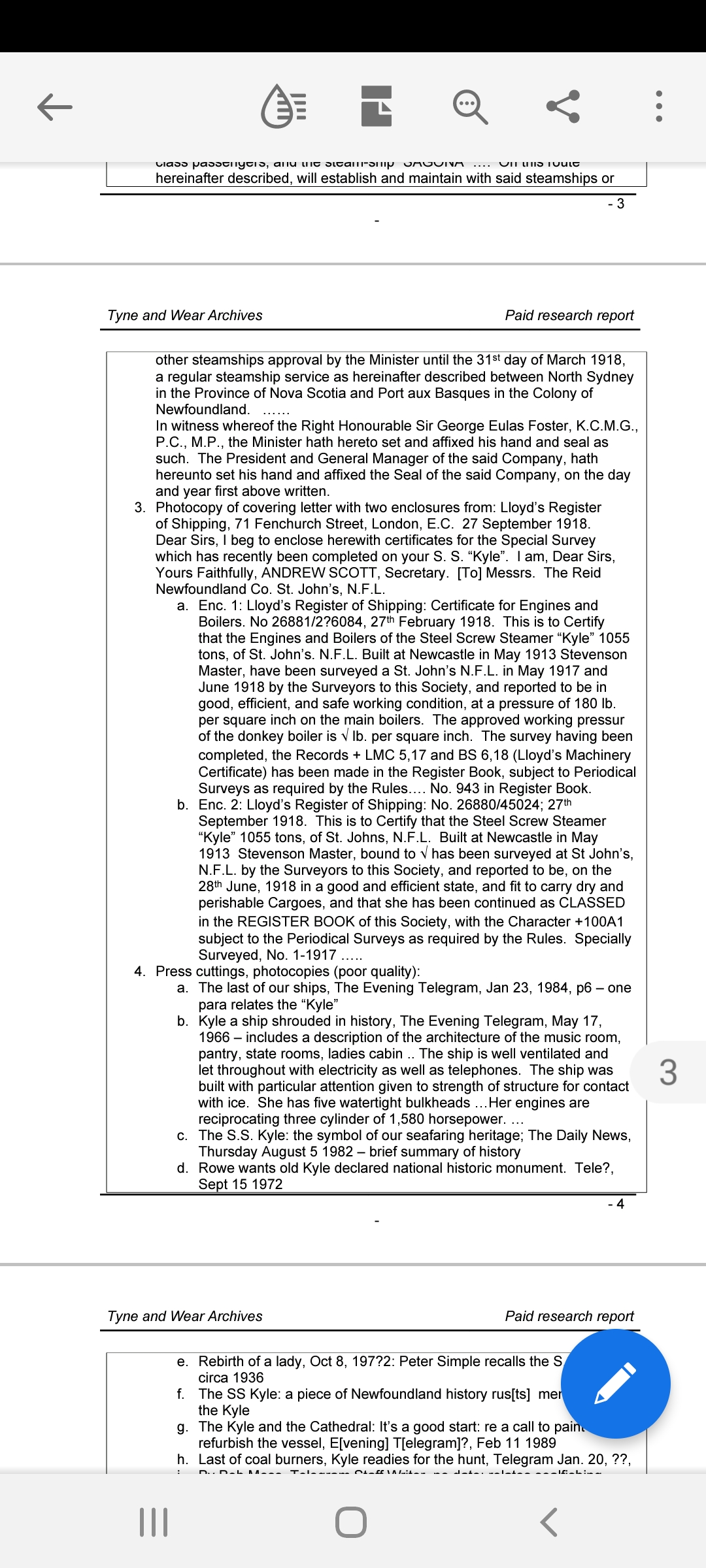 Tyne Museum England – SS KYLE